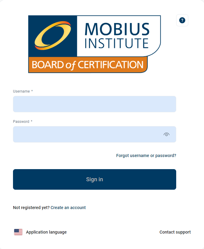 Mobius (MRT) online exam navigation